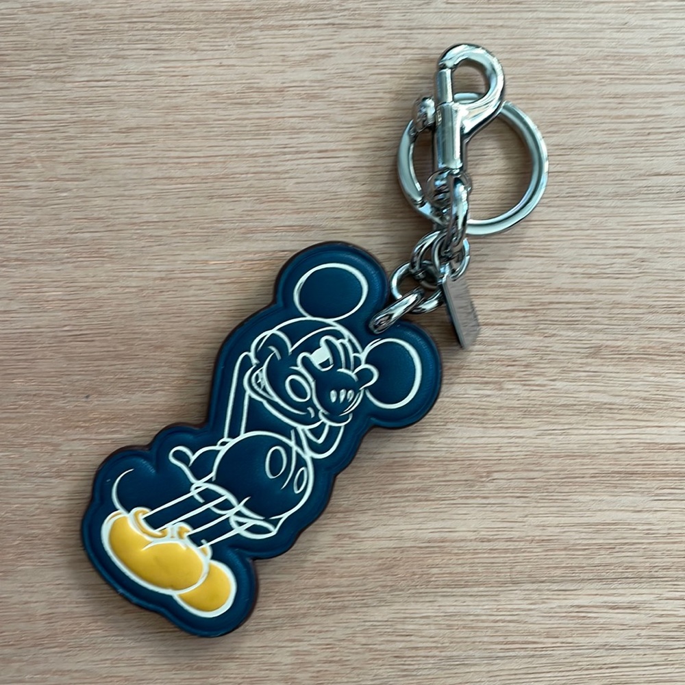 Coach X Disney Mickey Keychain - Gem